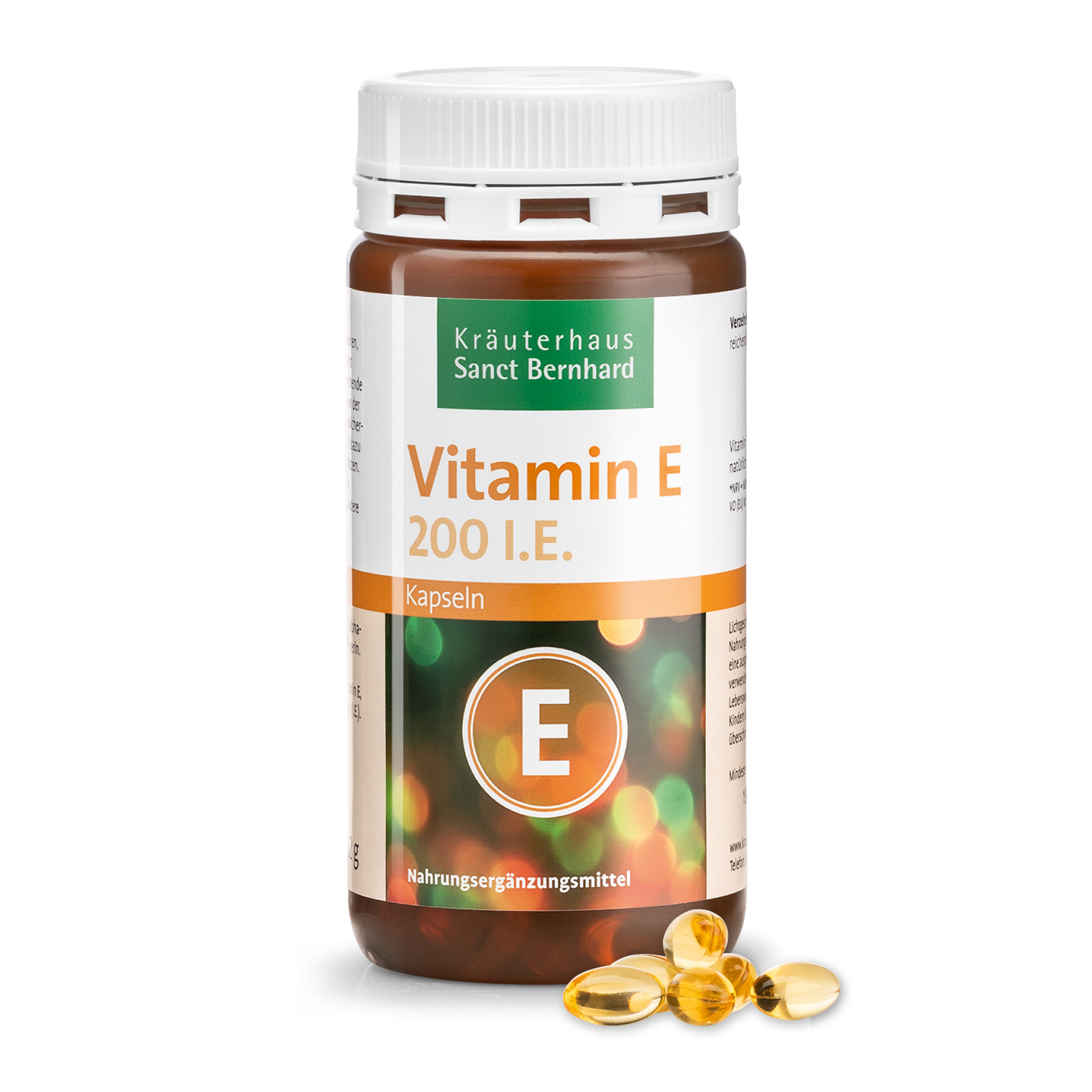 Vitamin E 200 I.E. Kapseln | Kräuterhaus Sanct Bernhard